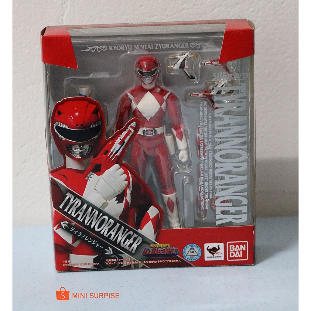 [READY STOCK] SHF S.H.Figuarts Tyranno Ranger Power Ranger Red Ranger ...