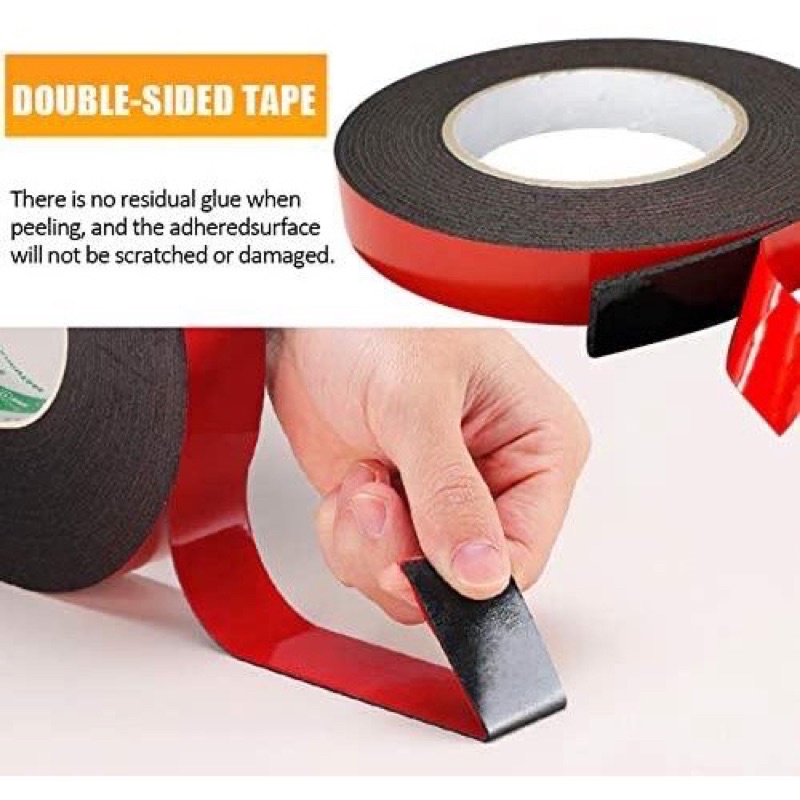 APOLLO Double Sided Foam Tape (General Purpose) - 12mm, 18mm, 24mm x 9m ...