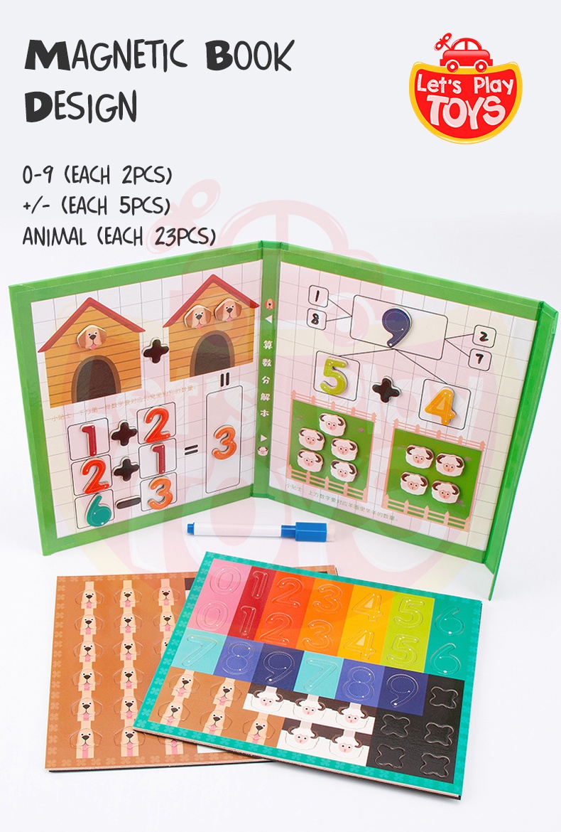 Magnetic Math Decomposition Kids Early Learning Educational Gift for ...
