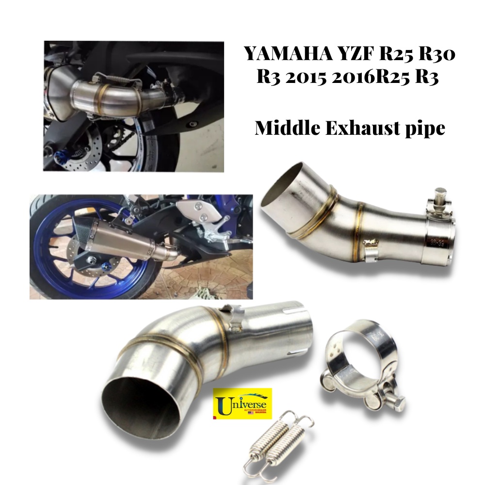 YAMAHA YZF R25 R30 R3 2015 2016R25 R3 Adapter Modified Scooter Muffler ...