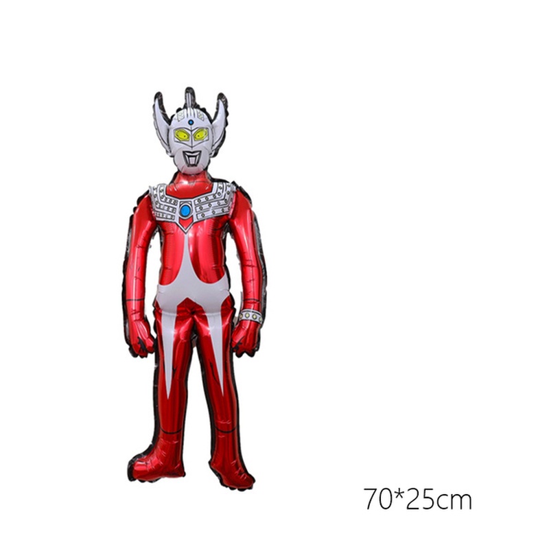 3D Cartoon Ultraman Kids Toy Foil Balloon Seven Ultraman Theme Birthday ...