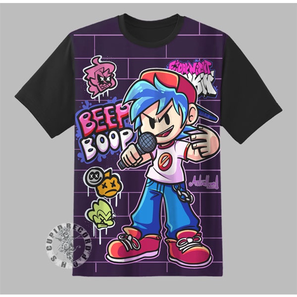 Children'S T-Shirt Anime Game Friday Night Funkin FNF Children's ...