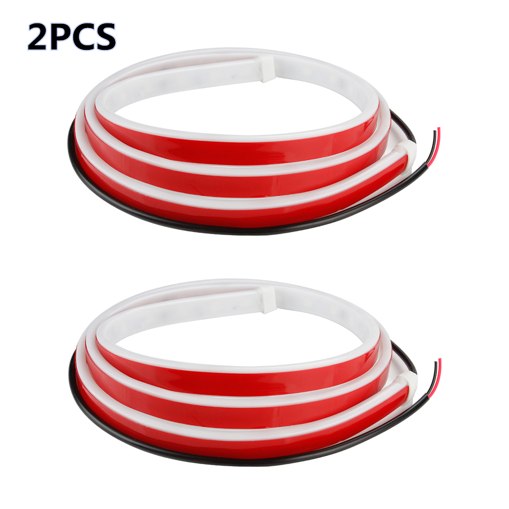 LEADTOPS Car LED Door Opening Warning Lights Strips Anti Rear-end ...