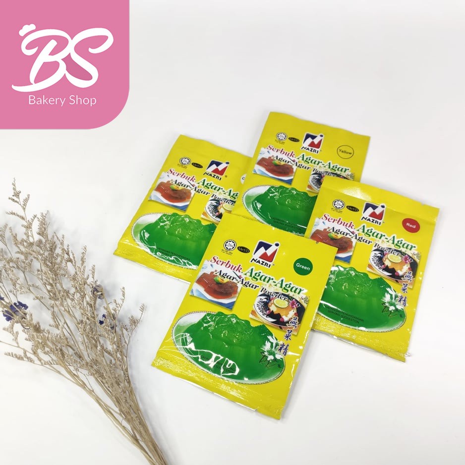 【Nazri Agar-Agar Powder】agar agar 10g HALAL BS BAKERY SHOP | Shopee ...