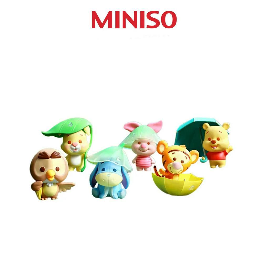 MINISO Winnie-The-Pooh Collection Rainy Season Figure Model Blind Box ...
