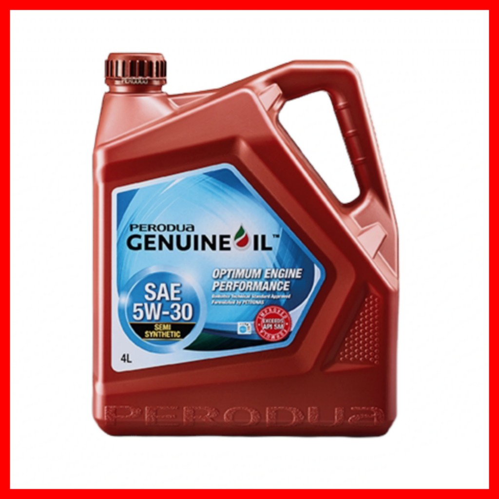 *ReadyStock*🇲🇾 100% Original PERODUA GENUINE OIL SAE 5W-30 Semi ...