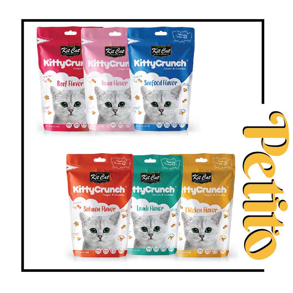 Kit Cat Kitty Crunch / Cat Snack / Cat Treat - 60g | Shopee Malaysia