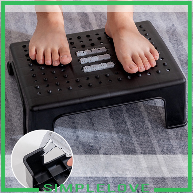 SimpleloveHeight Adjustable Footrest with Massage Surface Under Desk ...