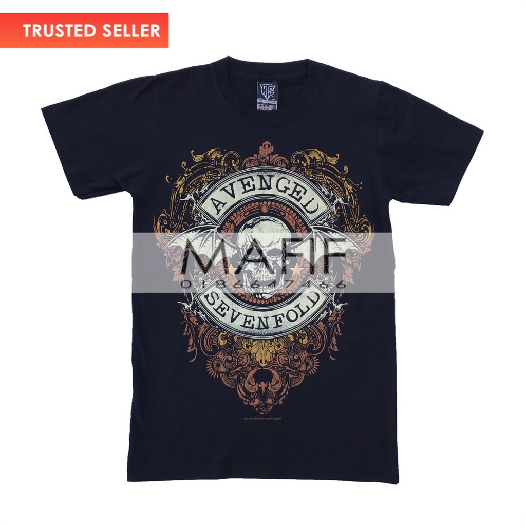 AVENGED SEVENFOLD NEW TYPE SYSTEM BAND T-SHIRT ORIGINAL | Shopee Malaysia