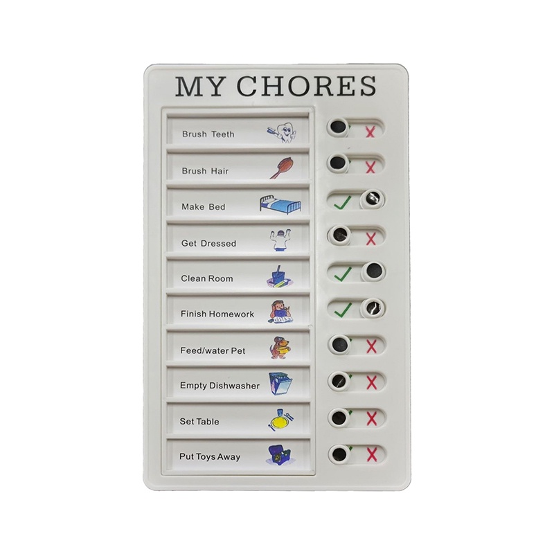 FQ Chore Chart Memo Checklist Board Daily To Do List Planner Check List Chore Board For Kids ...