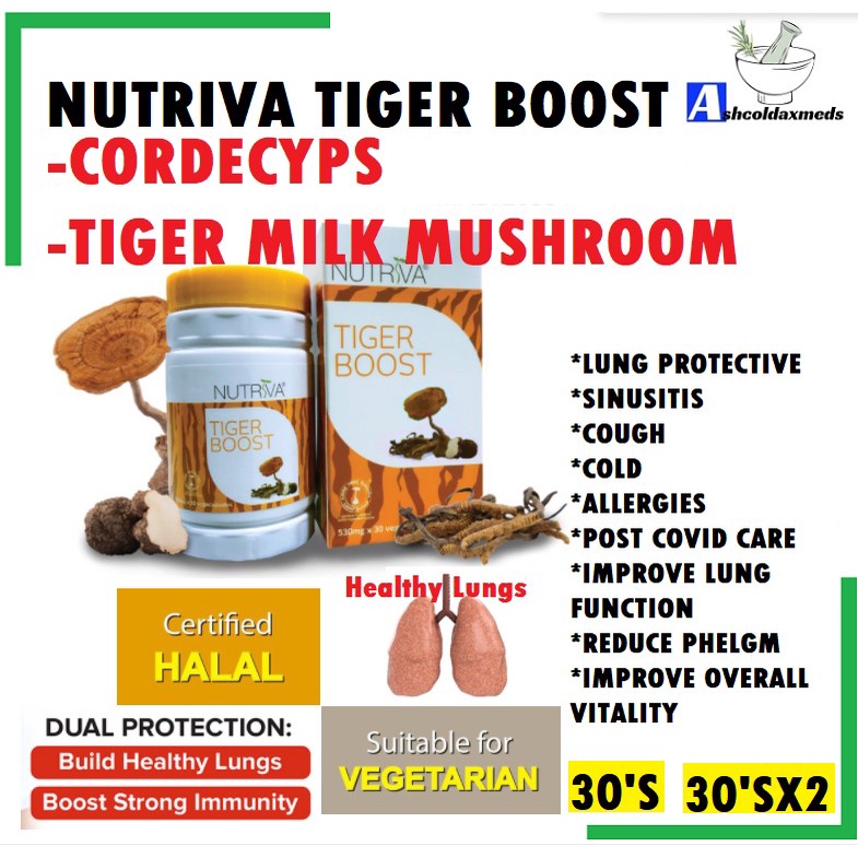 NUTRIVA TIGER BOOST (30'S/30'SX2) EXP(EXP09/2024) | Shopee Malaysia