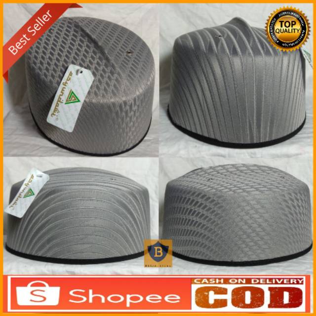 Malaysian Turkish Cap SONGKOK Cap Cap Gray Color - Hajj Cap Can Be Paid ...