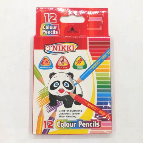 NIKKI COLOUR PENCIL / PENSEL WARNA / 颜色笔 12 COLOUR (CPS-188) (PRICE OF ...