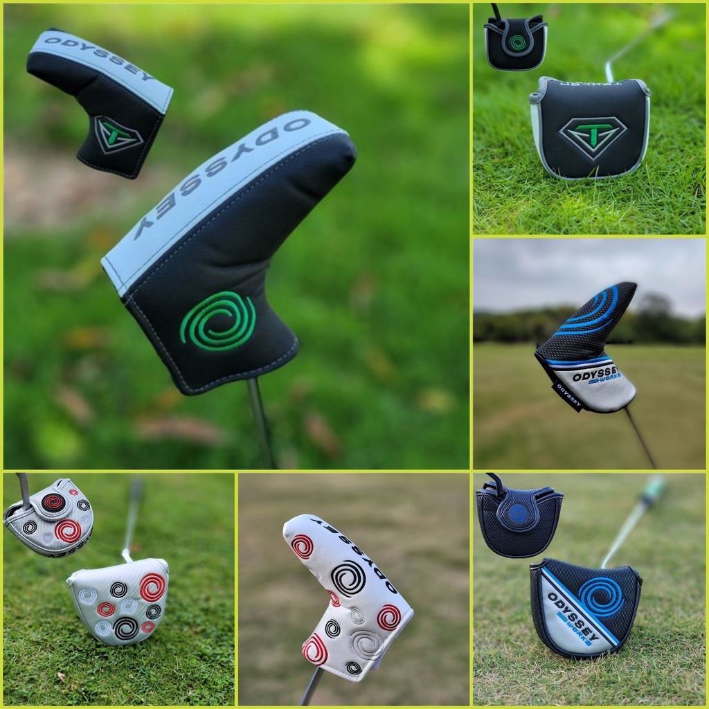 ODYSSEY Golf Putter Cover Magnetic Closure Golf Head Cover for Putter ...