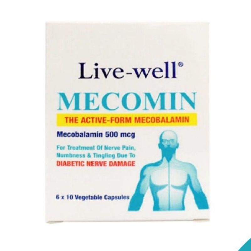 Live-well Mecomin 500mcg 60s/90s/90'sx2+60's (Nerve pain/ Sakit saraf ...