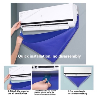 Canvas aircond hanging types service air-conditioner by yourself diy ...