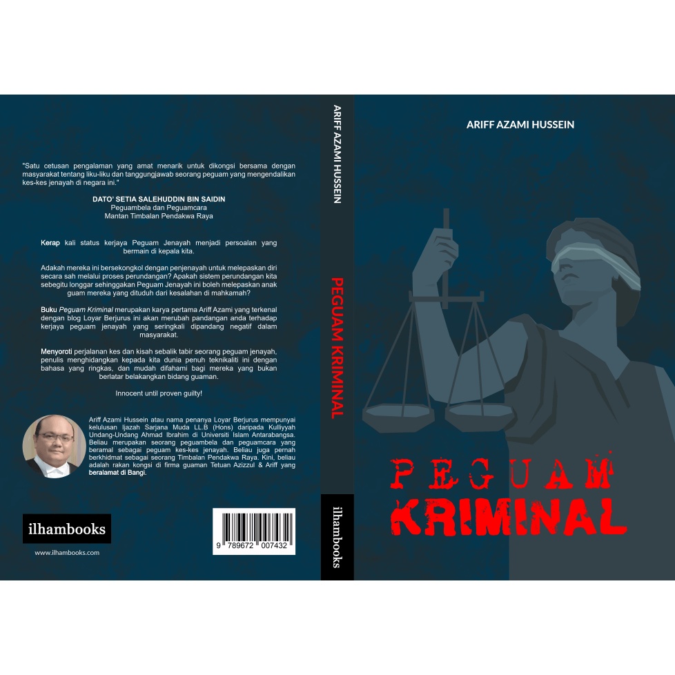 Buku Peguam Kriminal - Ariff Azami Hussein - Ilham Books | Shopee Malaysia