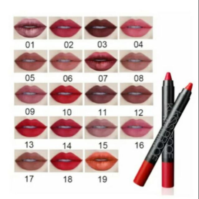 𝐊𝐈𝐒𝐒 𝐏𝐑𝐎𝐎𝐅 𝐊𝐈𝐒𝐒𝐏𝐑𝐎𝐎𝐅 𝐋𝐈𝐏𝐒𝐓𝐈𝐂𝐊 𝐌𝐀𝐓𝐓𝐄 ~ 𝐅𝐀𝐒𝐓 𝐃𝐄𝐋𝐈𝐕𝐄𝐑𝐘 🚚 | Shopee Malaysia