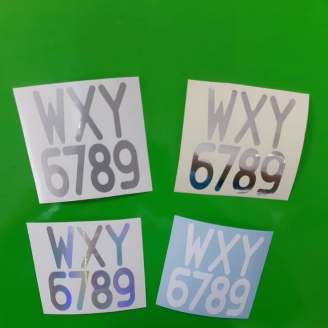 NO PLATE MOTOR STICKER DEPAN (STICKER CUTTING) | Shopee Malaysia