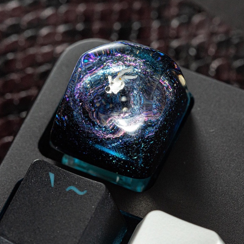 Interstellar keycap, galaxy keyboard button, beautiful keycap | Shopee ...