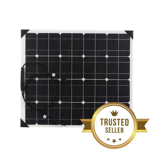 Flexible Monocrystalline Silicon Solar Panels 50W 18V ETFT Honeycomb ...