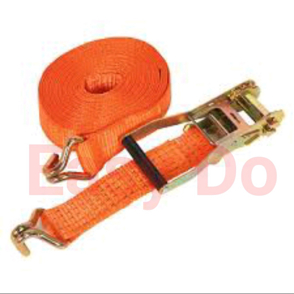 2" X 10M X 2TONS HEAVY DUTY LORRY RATCHET STRAP TIE-DOWN WITH METAL ...