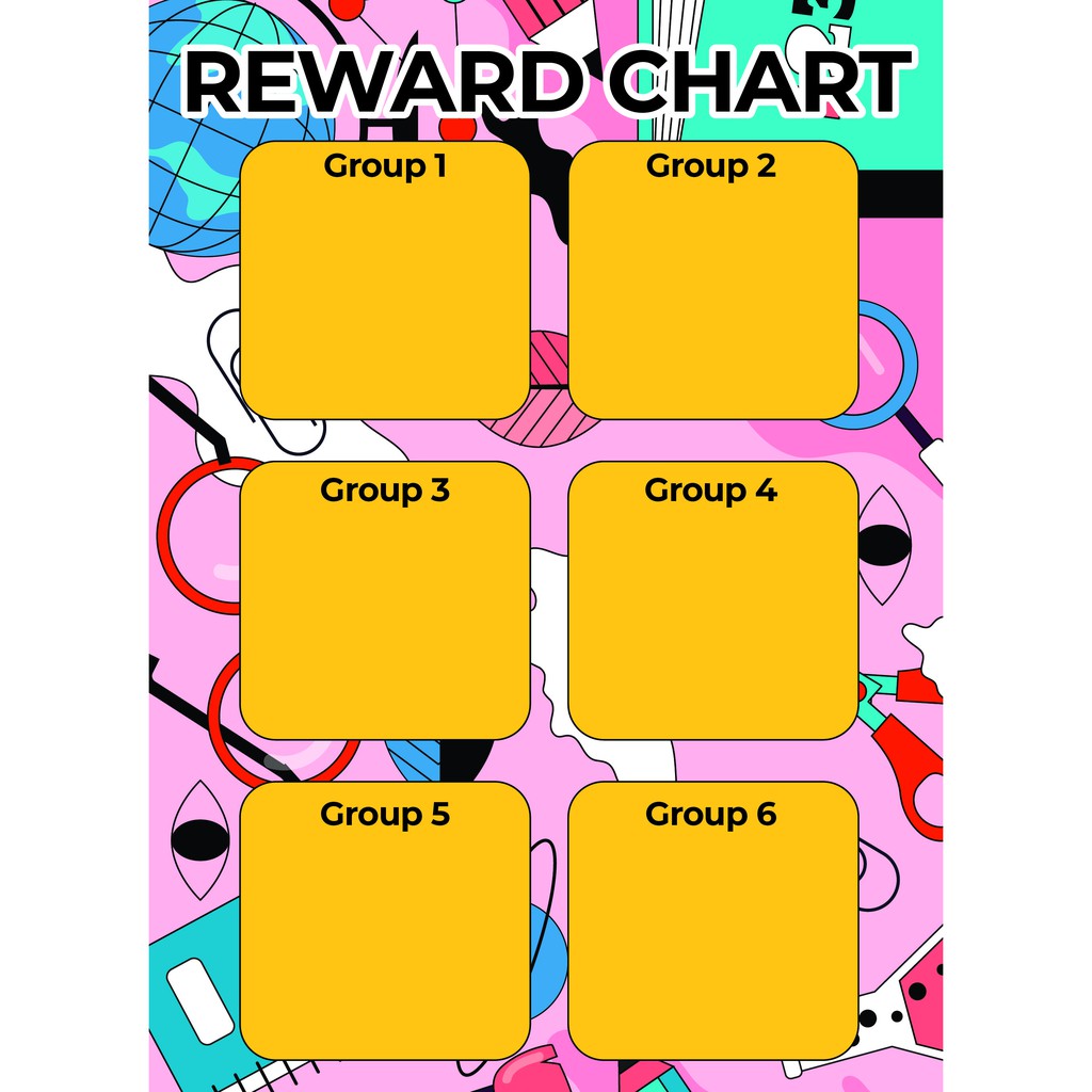 Carta Ganjaran / Reward Chart Kelas (Kumpulan) Keceriaan Kelas | Shopee ...