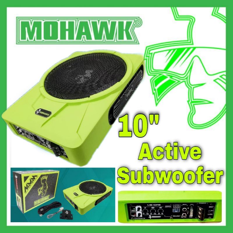 Mohawk Active Subwoofer 10" 6" Limited Under Seat Woofer proton perodua ...