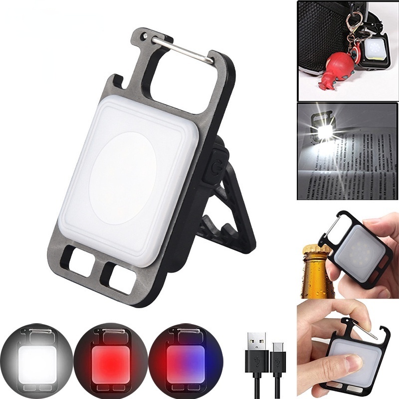 1 Set Multifunctional LED Work Light with Magnetic Keychain/ Portable ...