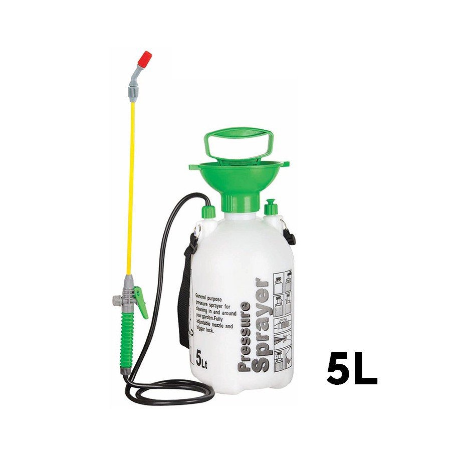 Garden Pressure Spray Plastic Pesticide Control Lawn Pam Racun Sembur ...