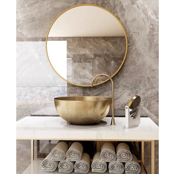 Wall Mounted Round Mirror Wall Mirror Vanity Mirror Bathroom Mirror ...