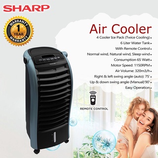 Midea Air Cooler With Remote Control (6L) Penyejuk Udara MAC-106A-BK ...