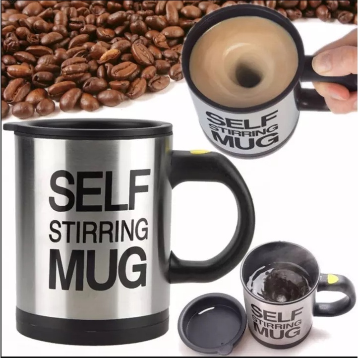 SF_ Original Self Stirring Mug Spin Mug Keep Warm | Shopee Malaysia