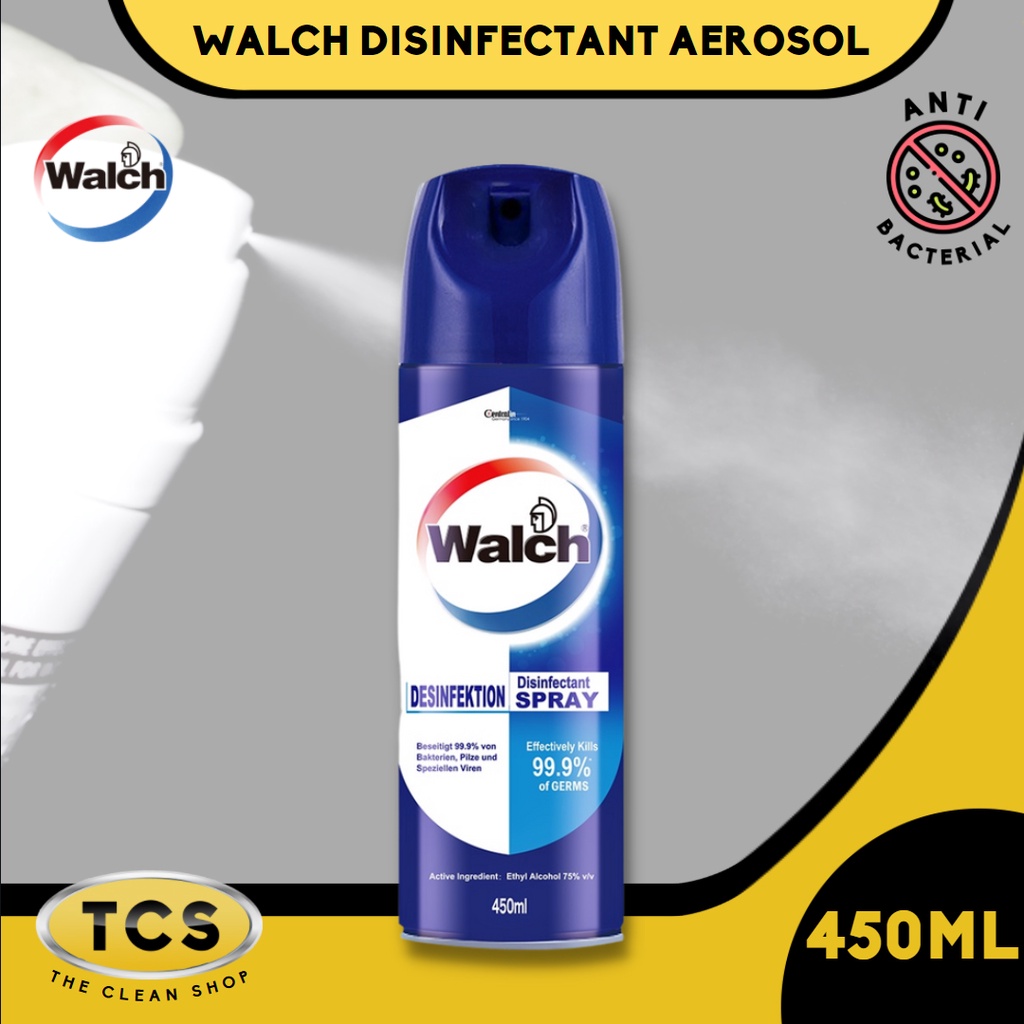 Walch Disinfectant Spray Aerosol 450ml | Shopee Malaysia
