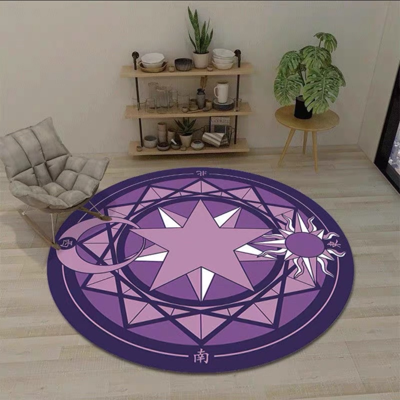 Kaws Sesame Street LV Monogram Design Round Carpet Velvet Gaming Zone ...