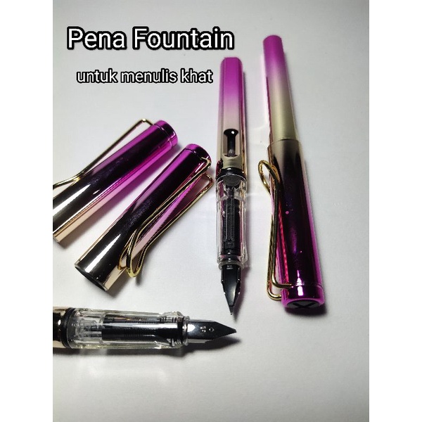 Fountain pen for writing khat/calligraphy size 1mm | Shopee Malaysia