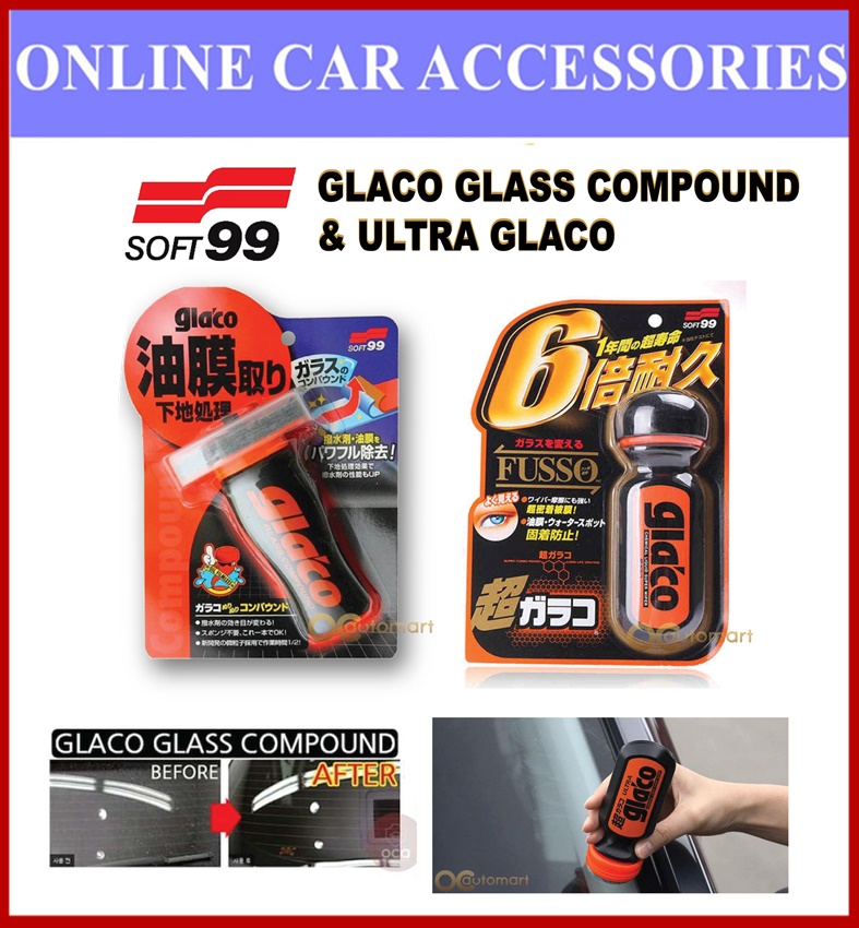 Soft 99 Glaco Glass Compound + Ultra Glaco [Bundle] | Shopee Malaysia