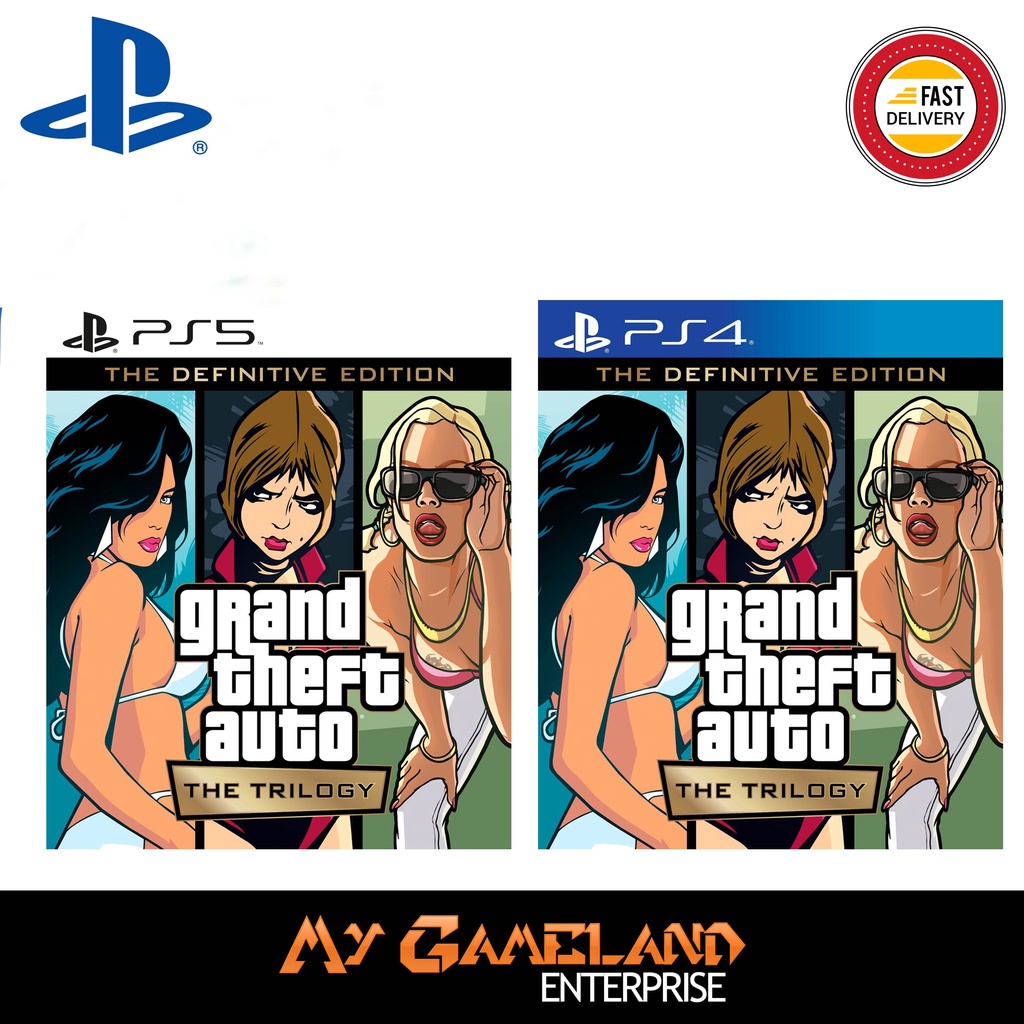 PS4 / PS5 Grand Theft Auto The Trilogy | GTA The Trilogy The Definitive ...
