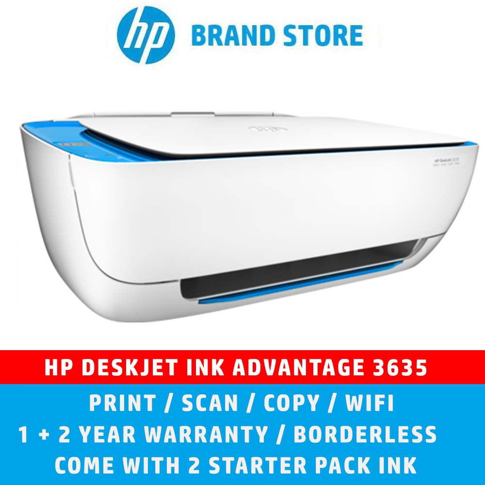 HP Deskjet Ink Advantage All In One Printer 3635 | Shopee Malaysia