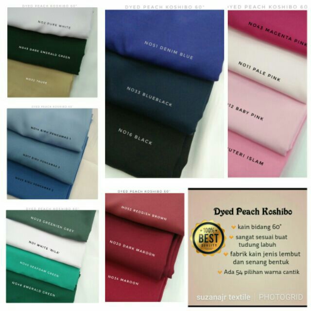 KAIN TUDUNG LABUH KOSHIBO BIDANG 60 -BATCH 1 | Shopee Malaysia