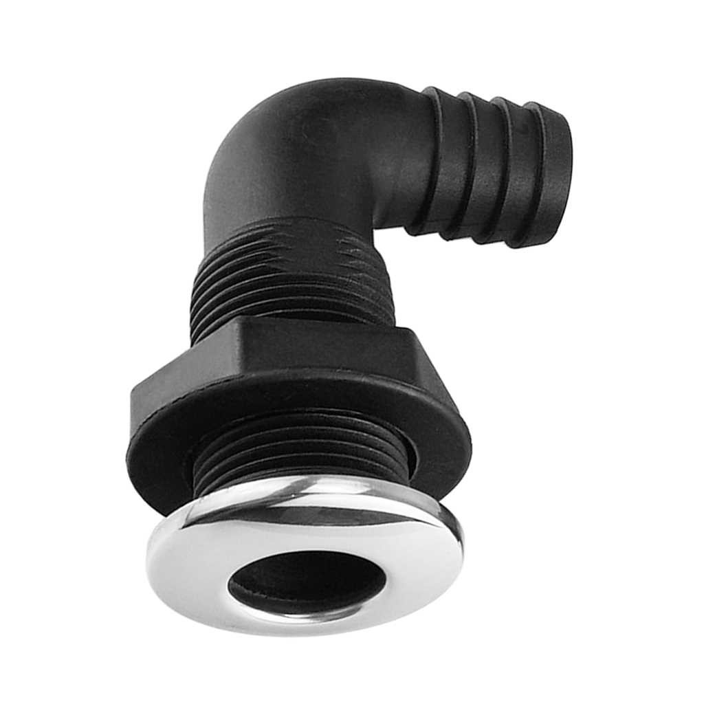BOAT THRU HULL 90 DEGREE WITH SS 316 TRIM RING 1" (25.4MM) | Shopee ...