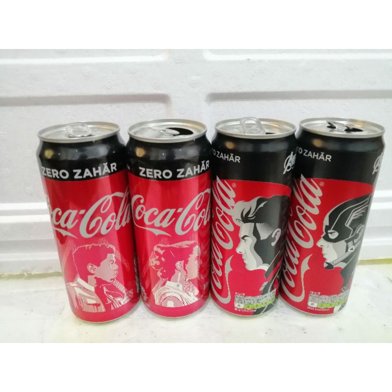 Romania Star Wars and Avengers Coke Coca Cola empty cans (BD) | Shopee ...