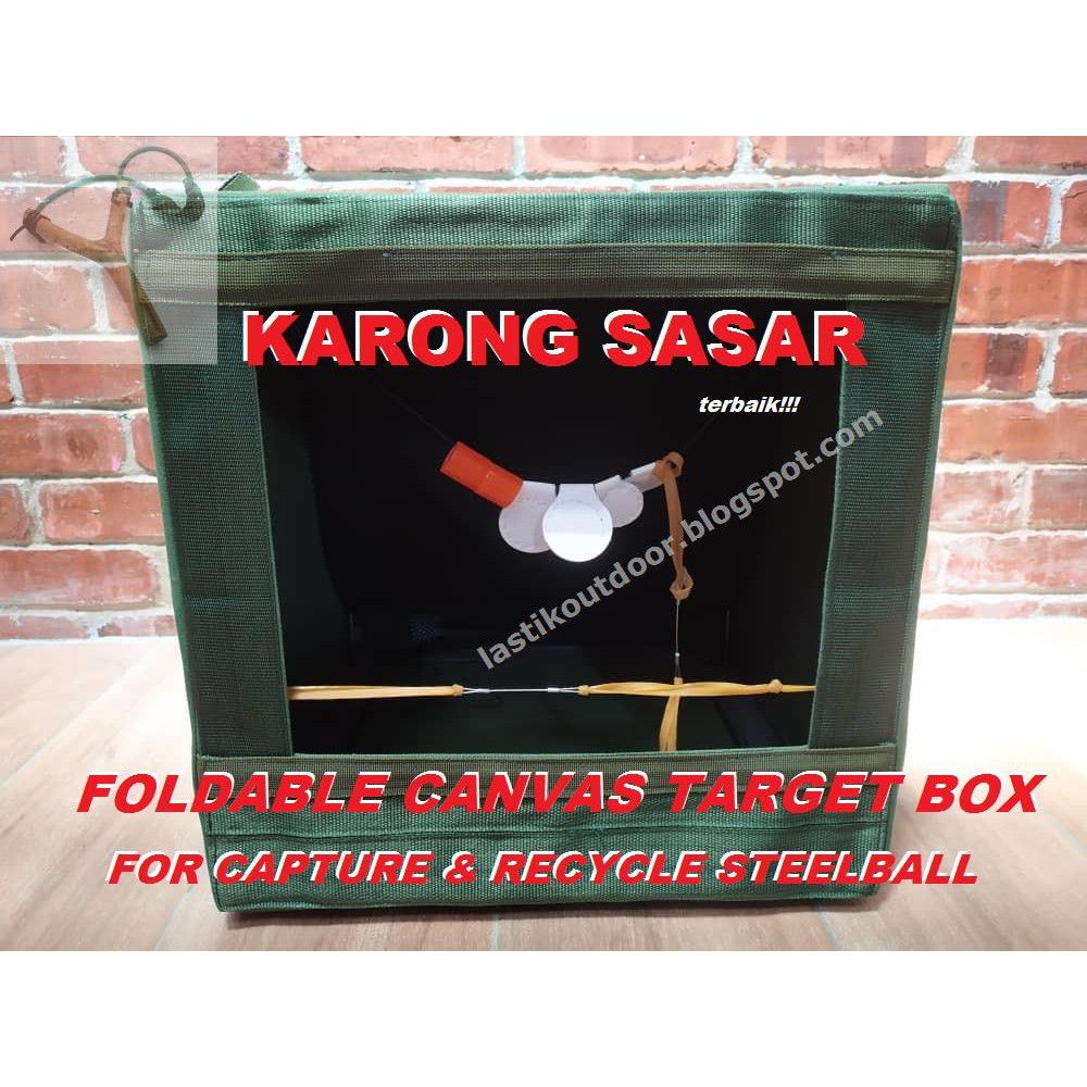 [Msia Ready Stocks] KARONG SASAR KANVAS TERBAIK Foldable Canvas Target ...
