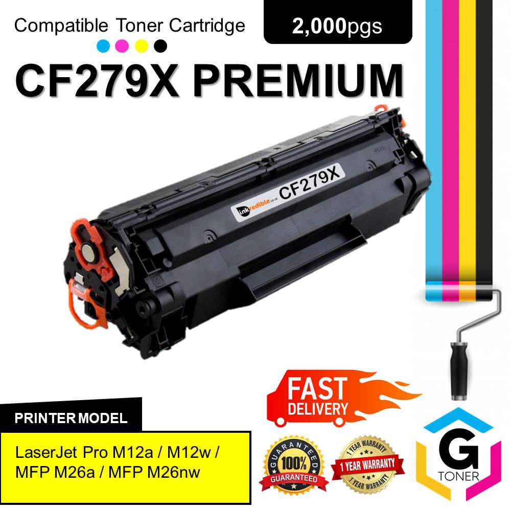 Compatible HP CF279X 79X (Premium) Black LaserJet Toner Cartridge for ...