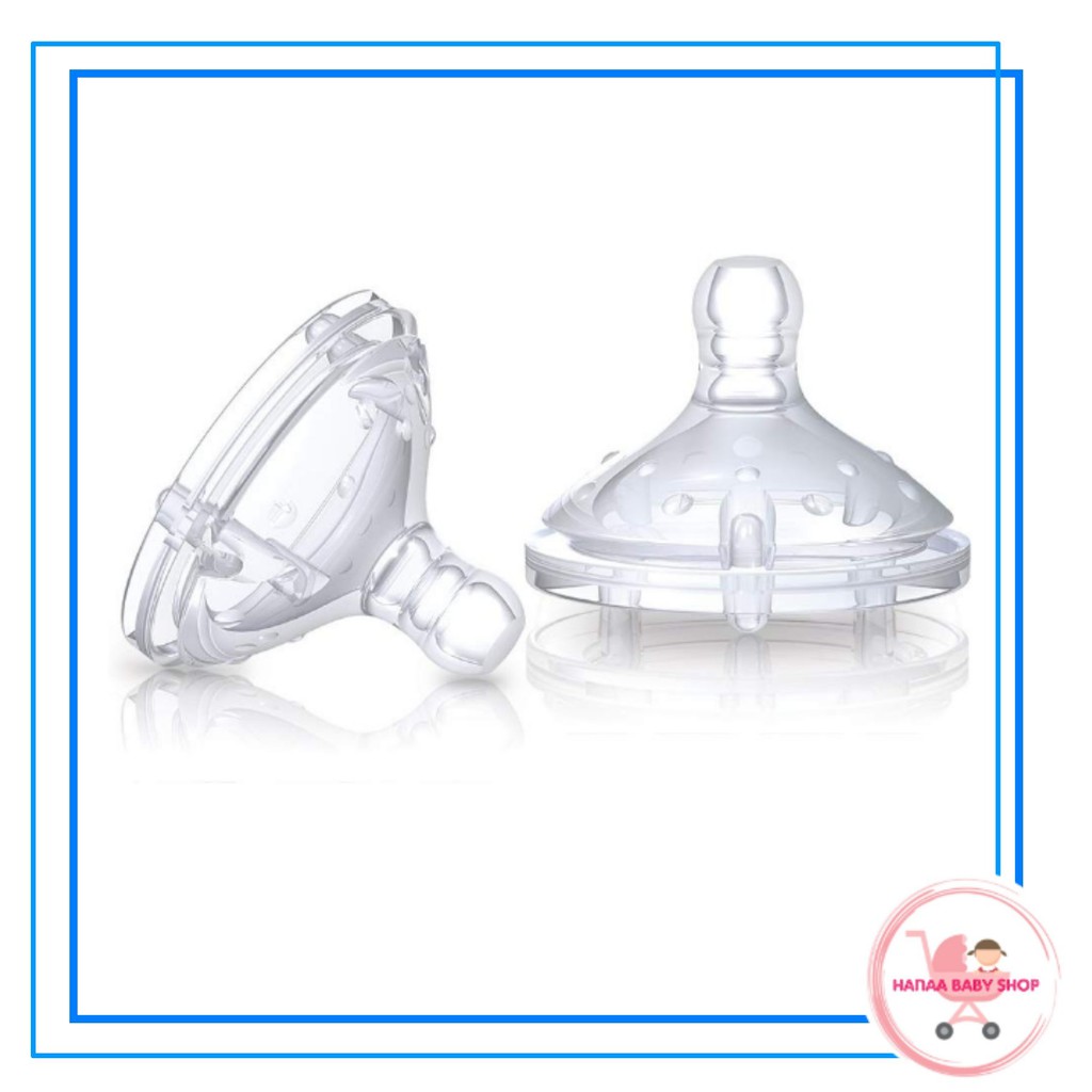 Nuby Natural Touch Bottle Nipples Softflex Silicone Teat Replacement ...