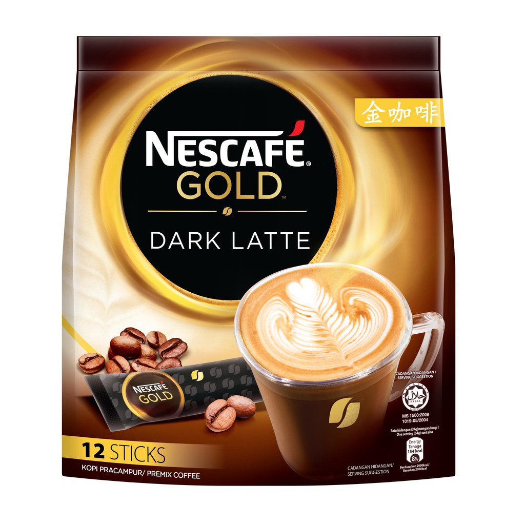 NESCAFÉ GOLD DARK LATTE 34g per stick | Shopee Malaysia