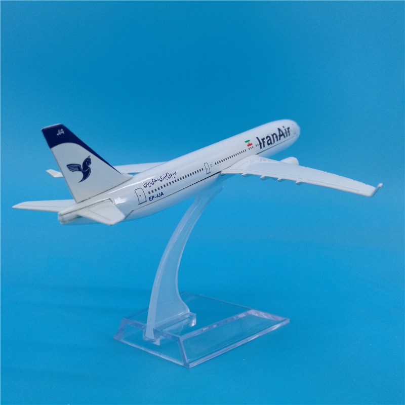 Iran Air A330 Airbus Aircraft Model 16cm Die-cast Metal Airplane ...