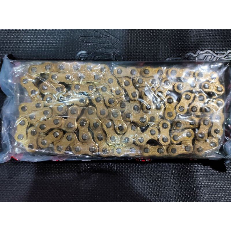 LPI MOTORCYCLE CHAIN GOLD COATED (428H - 120 L) | Shopee Malaysia