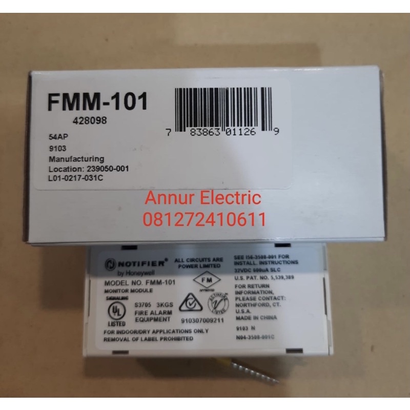 Module notifier FMM-101 mini monitor module/module fmm101 notifier ...