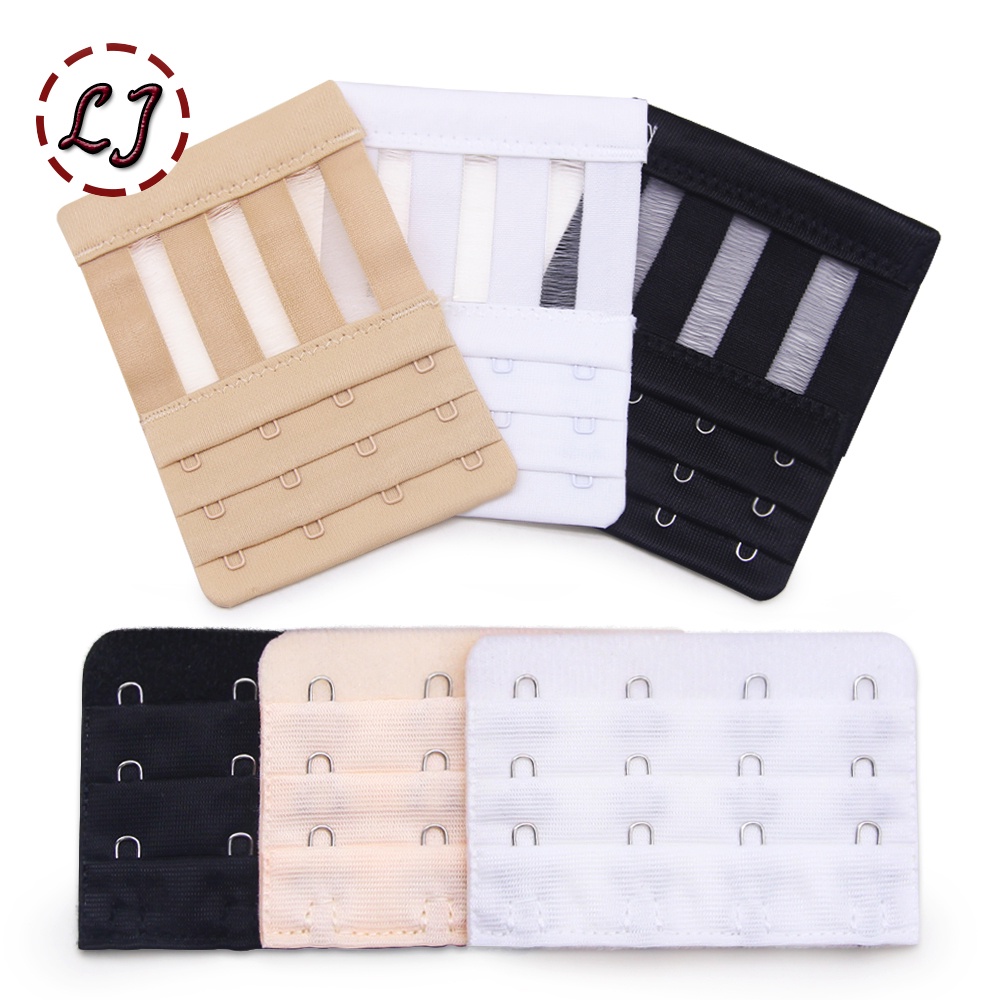 Women's Soft Comfortable Elastic Bra Extenders Bra Extension Strap 3 ...